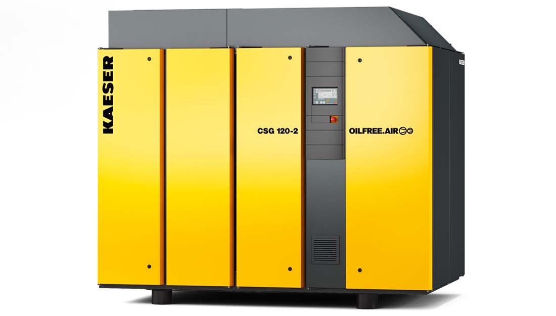 Oil-free compression rotary screw compressors with air-cooling - KAESER ...