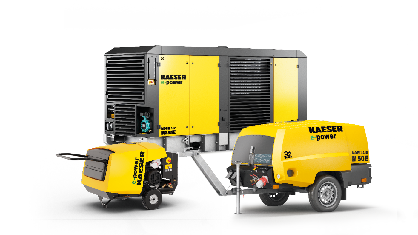 Mobile portable compressors – MOBILAIR – KAESER KOMPRESSOREN