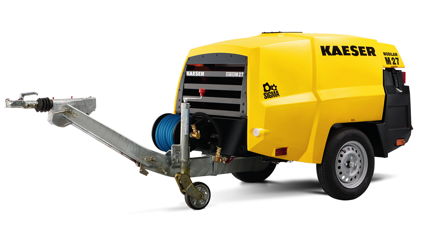 Compact portable compressors up to 2.9 m³/min - KAESER KOMPRESSOREN