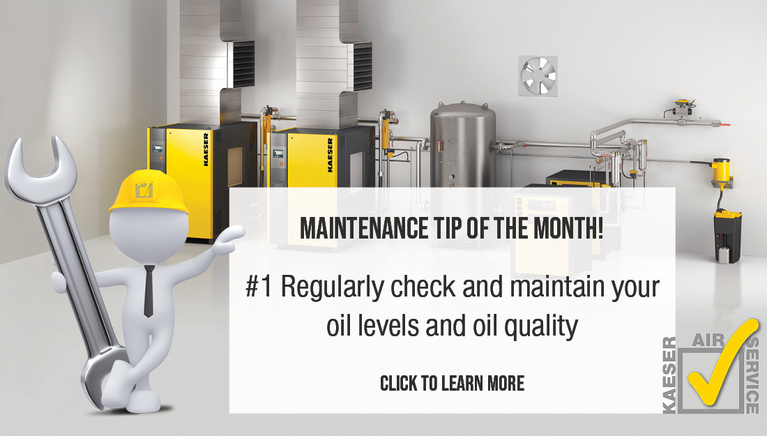 Maintenance tip of the month 1 - KAESER COMPRESSORS Australia