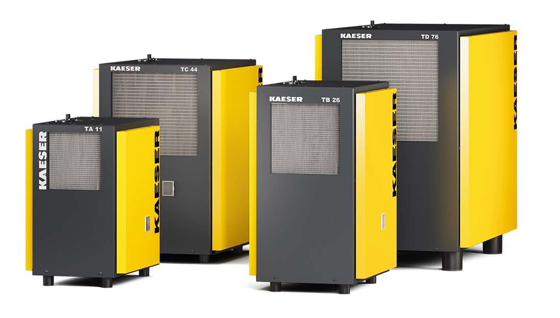 Energy-saving SECOTEC refrigeration dryers up to 8.25 m³/min - KAESER ...